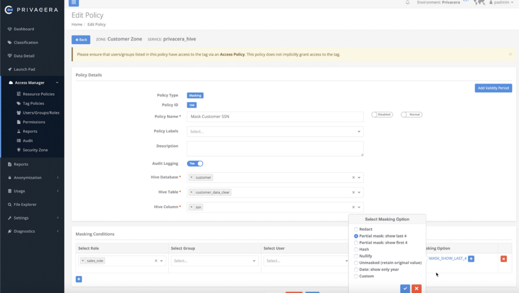 Fine-Grained Access Control in Databricks - Privacera